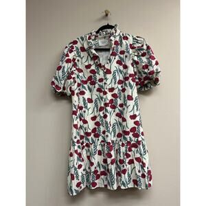 Tuckernuck | Dresses | Hyacinth House Red Amaryllis Floral Mimsy Mini ...
